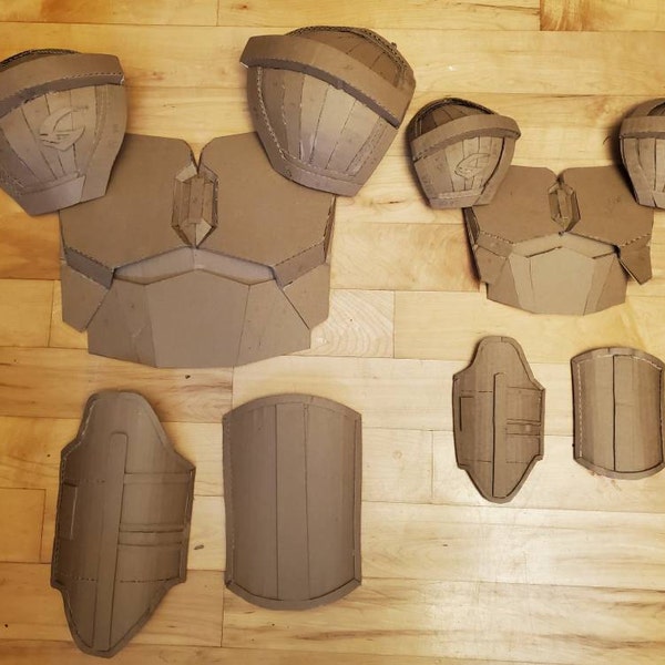 Mandalorian Beskar Armor, Cardboard Templates, Easy to Home Made of DIY ...