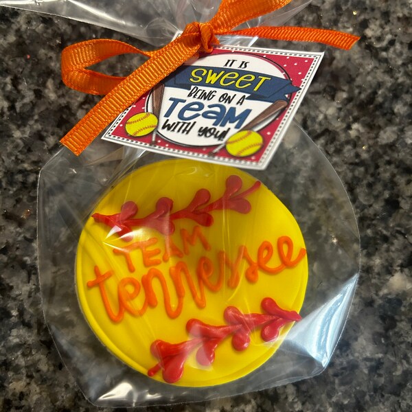 Softball Treat Tags, Softball Good Luck Favor Tags, It is Sweet Being ...