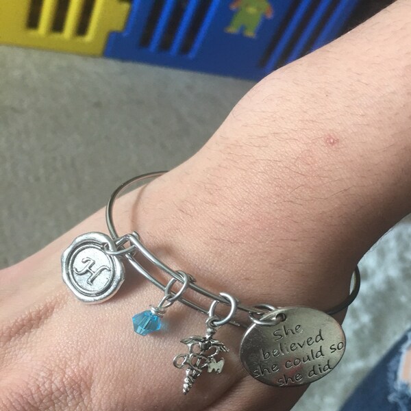 Doctor Bracelet, Doctor Jewelry. Doctor Charm, MD (MEDICAL DOCTOR), She ...