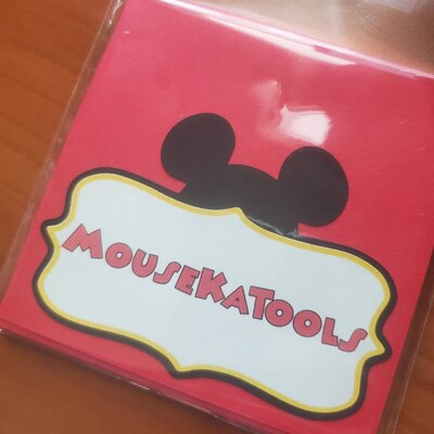 Mickey Mouse Birthday Place Cards Food Labels Party Decoration Minnie ...