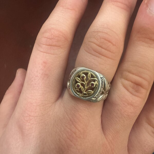 Seal of Solomon, King Solomon Ring, Kabbalah Ring, Signet Ring, Silver ...