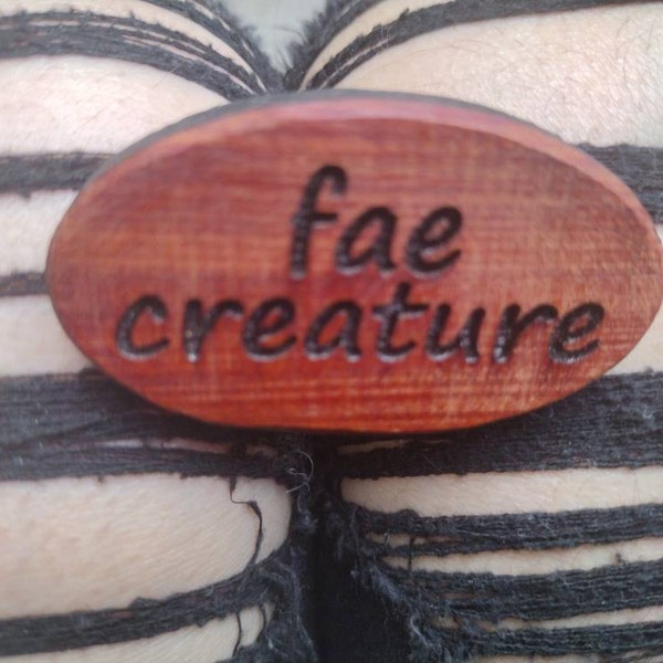 Ren Faire Festival Natural Cedar Wood Pins Funny Descriptive Pins - Etsy
