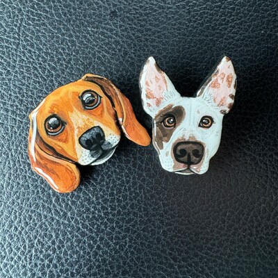 Custom Pet Pin dogs, Cats, Horses, Birds, Etc - Etsy