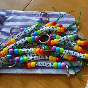 End of Year/christmas Student Class Gift Keyrings Personalized ...