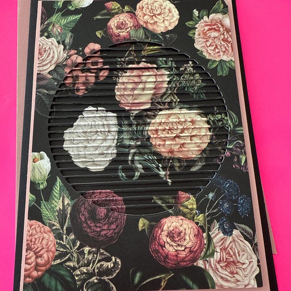 Circle Lines and Panels Slatted Cutting Die for Eclipse Cards Card ...
