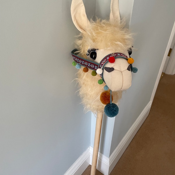 Llama Ride-on Toy Stick Horse Sewing Pattern and Tutorial Includes Two ...