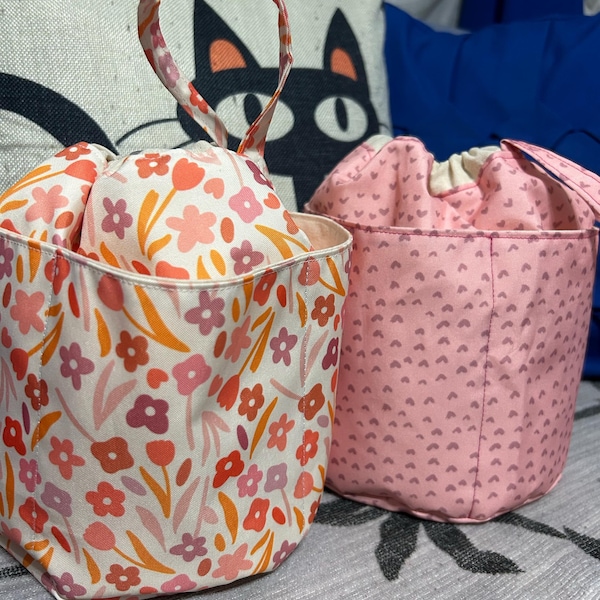 Knitting Bag Sewing Pattern | Knitting Project Bag | Easy Beginner ...