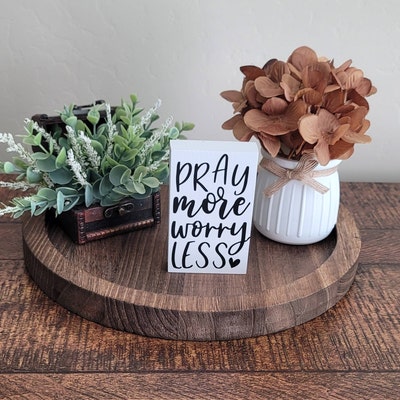 Faith Tiered Tray Decor, Religious Tiered Tray, Christian Home Decor ...