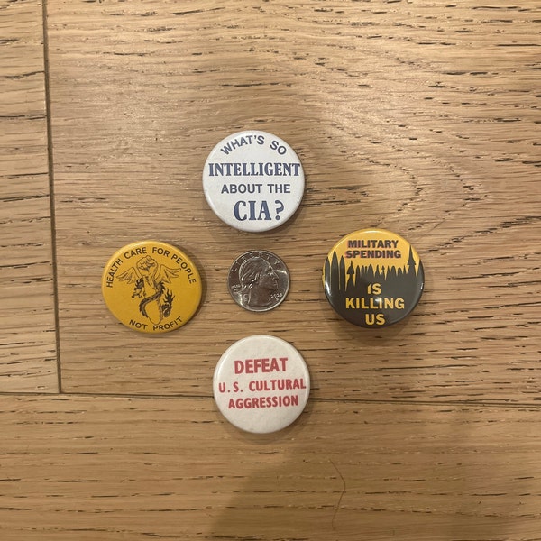 4 Vintage Remake Political Anti-war Health Care Democrat Liberal ...