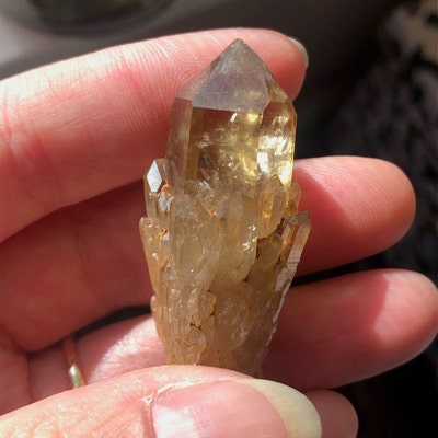 Pink Amethyst With Agate Sphere has Beautiful Rosette - Etsy