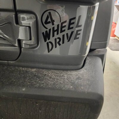 Willys 4 Wheel Drive Decal-jeep Wrangler Grand Cherokee Renegade ...