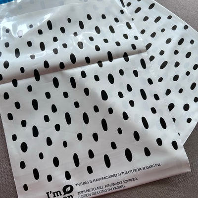 Polka Dot Tissue Paper, Printed on Recycled Natural Brown Tissue Paper ...