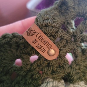 Custom Labels for Crochet and Knitting Projects, Beanies, Blankets ...