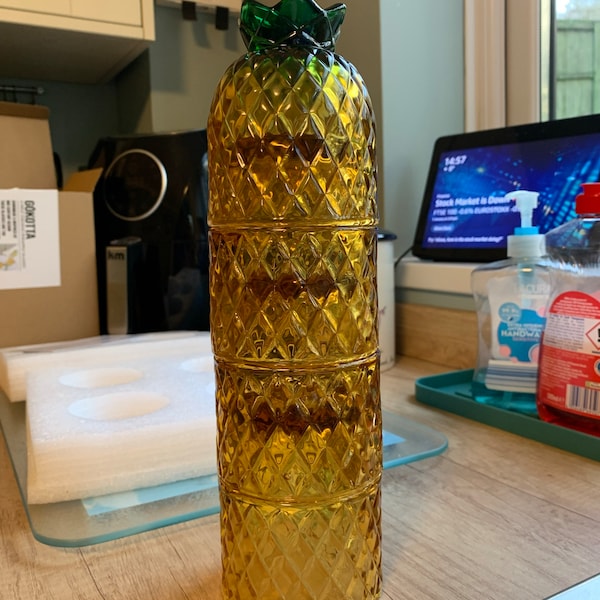 Pineapple Stacking Cocktail Glasses | Set of 4 | Glassware Whisky ...