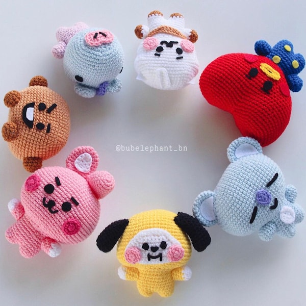 BT21 Baby Collection Chart - Etsy