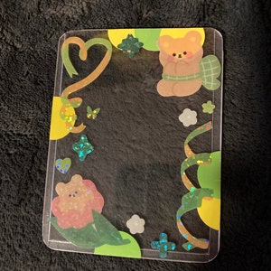 Decorated Toploader Toploader Deco Photocard Toploader - Etsy