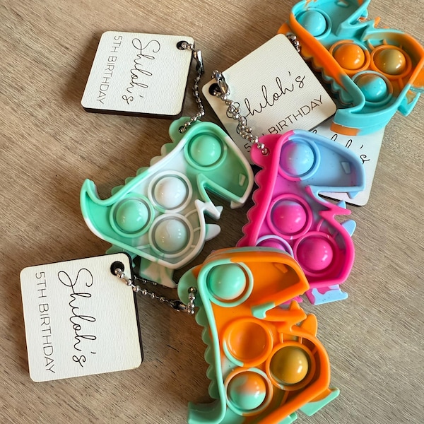 Set of Mixed Pop Its Birthday Party Favor for Kids | Non Candy ...