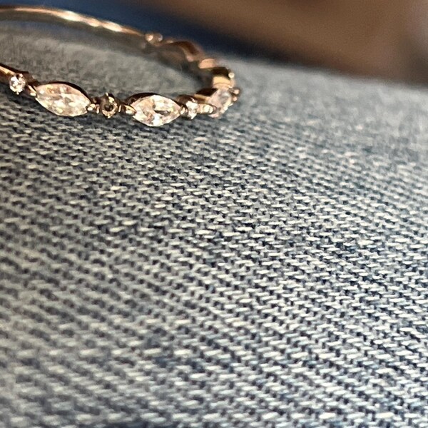 Diamond Stacking Ring Set by Caitlyn Minimalist • Set of 3 Dainty ...