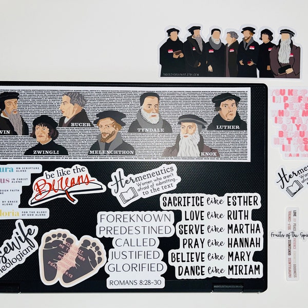 Waterproof Reformation Sticker | Martin Luther Sticker | John Calvin ...