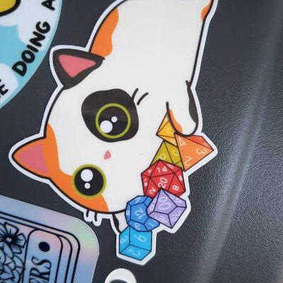 Dnd Dice Set Sticker Sheet Dnd Stickers TTRPG Stickers - Etsy