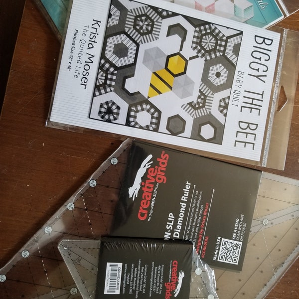 Quilting Ruler, Creative Grids Large 60 Degree Diamond Ruler (CGR60DIA ...