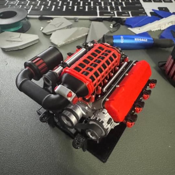 Vanquish H10 Optic Knights Customs 4WS Engine - Etsy