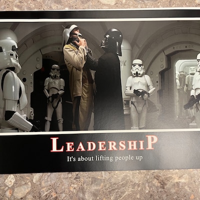 Digital Download Darth Vader leadership Poster 2 - Etsy