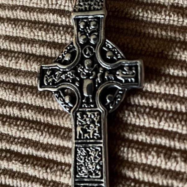 Durrow High Cross Necklace, S147, Celtic Cross, Irish Cross, Christian ...