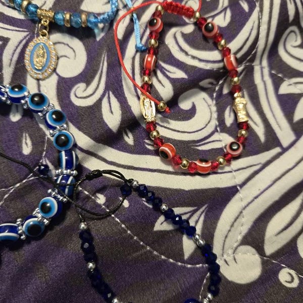 Virgen De Guadalupe, Evil Eye, Mal De Ojo, Evil Eye Bracelet, Bracelets ...