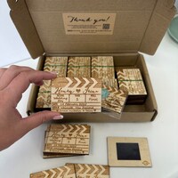 Geometric Pug Wooden Cufflinks Origami Cuff Links Dad Grooms Best Man ...