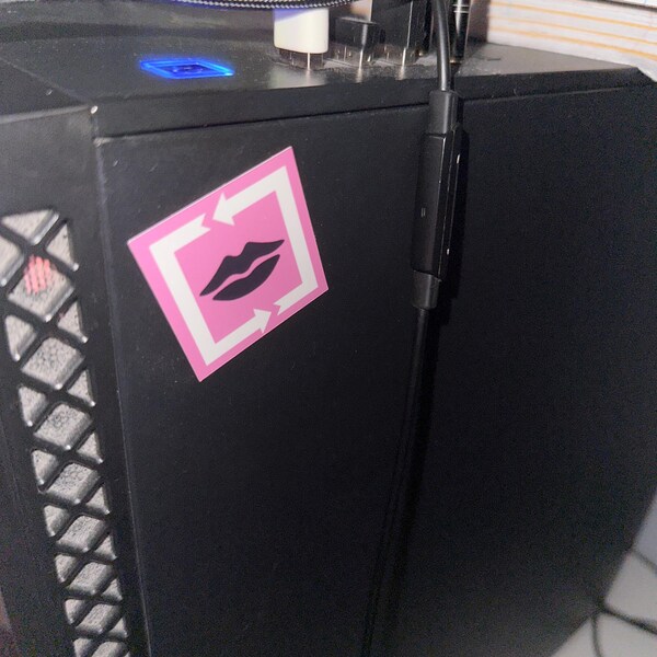 Kiss Sticker Ermes Costello - Etsy