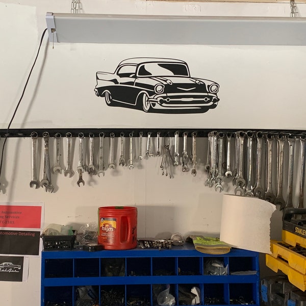 Large Hot Rod Decal, Hot Rod Vinyl Sticker, 1957 Chevy Decal, Hot Rod ...