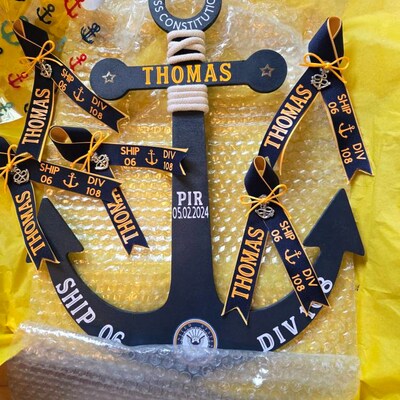 US Navy PIR Anchor / Navy Graduation Anchor / PIR / Navy Boot Camp ...