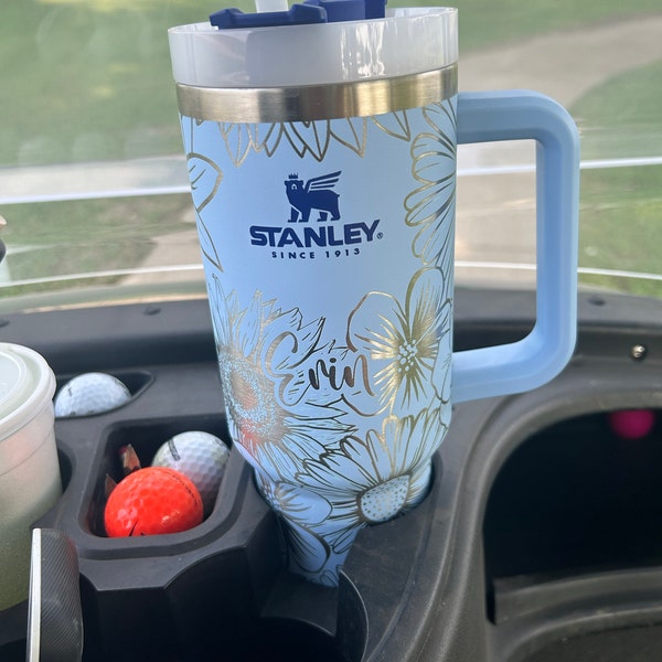 Wildflower Stanley, Wild Flower Stanley, 40 Oz Tumbler, Engraved ...