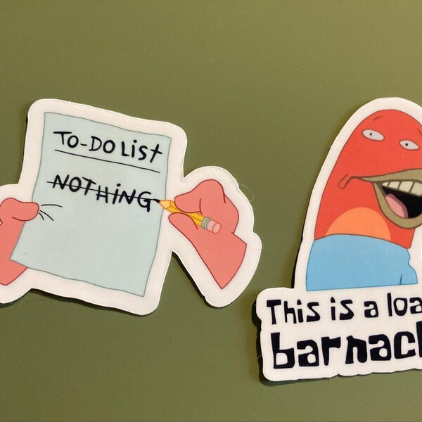 This is A Load of Barnacles Sticker, Waterproof Sticker, Laptop Sticker ...