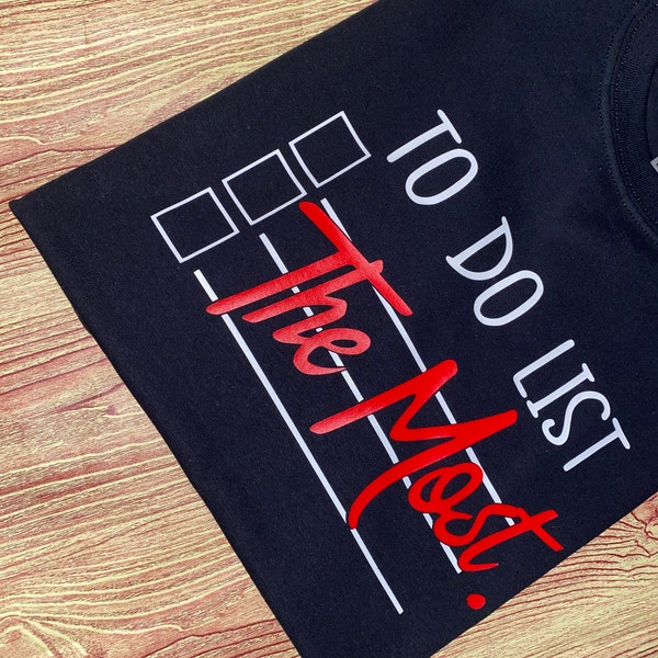 To Do List: THE MOST! SVG, Dxf, Png, and Eps - Etsy