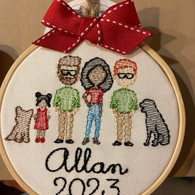 Personalized Family Christmas Ornament Keepsake Holiday Ornament - Etsy