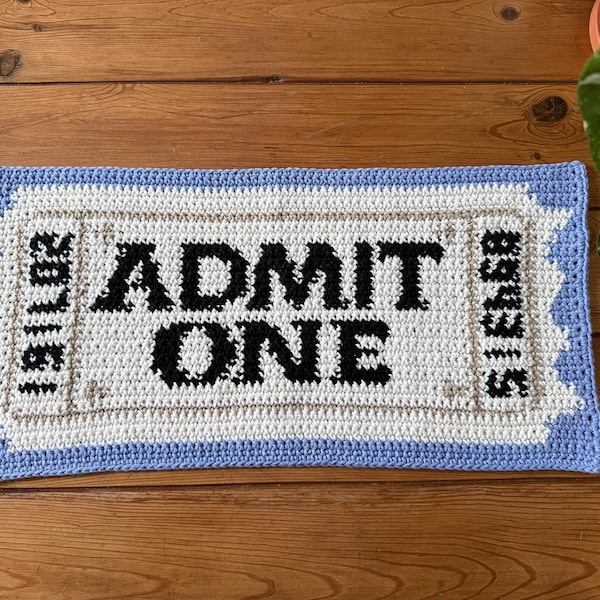 Pulling Teeth Tapestry Crochet Pattern PDF, Single Crochet Graph ...