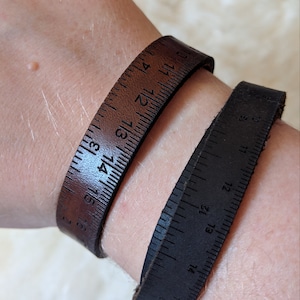 WRIST RULER BRACELET, Ruler Bracelet, Single Wrap Ruler Bracelet ...