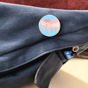 Subtle Trans Flag Sticker Pride Sticker Mountain Sticker | Etsy