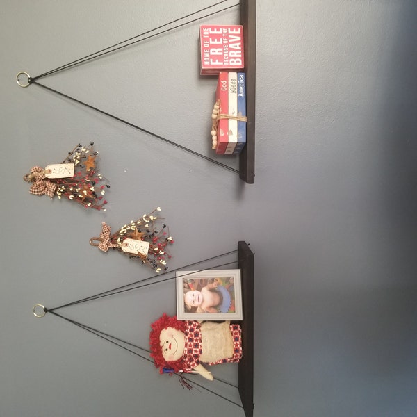 Set of 3 Pip Berry Picks Burg/blk/ Tan With Twine Twig and Rust Barn ...