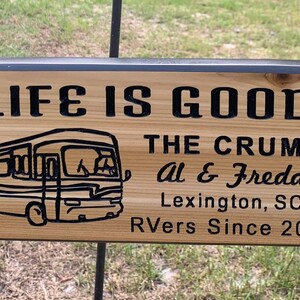 Outdoor Wood Sign Custom Camp Sign Personalized Camping Sign - Etsy