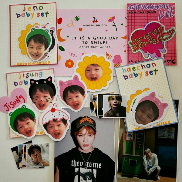 Nct (nct127, Nct Dream, Wayv) Cute Baby Face Dye Cut Set! [kpop] - Etsy