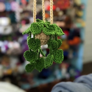 Crochet Car Plant Pothos PATTERN ONLY Pamelambie Tiktok - Etsy