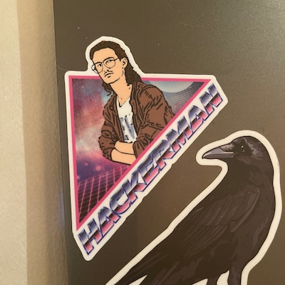 Kung Fury Hackerman Retro 80s Style Die Cut Vinyl Sticker - Etsy