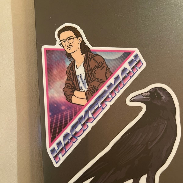 Kung Fury Hackerman Retro 80s Style Die Cut Vinyl Sticker - Etsy