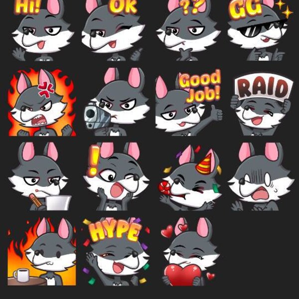 Custom Pngtuber Chibi, Pngtuber Model, Chibi Emotes, Discord Twitch ...