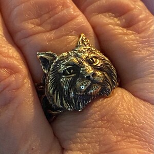 Wolf Pack: A Sterling Silver Wolf Ring Inspired by Fenrir From Norse ...