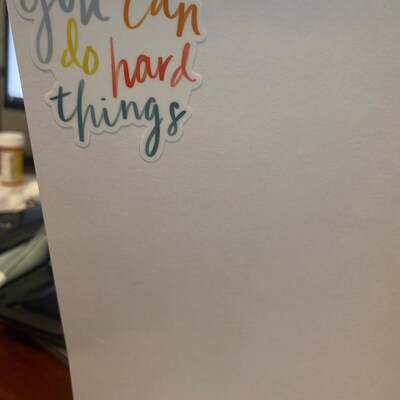 Encouraging Inspirational Stickers Waterproof Vinyl Decals You Can Do ...