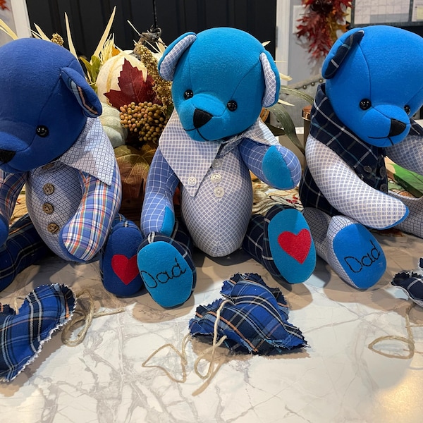 Handmade Memory Bear - Etsy